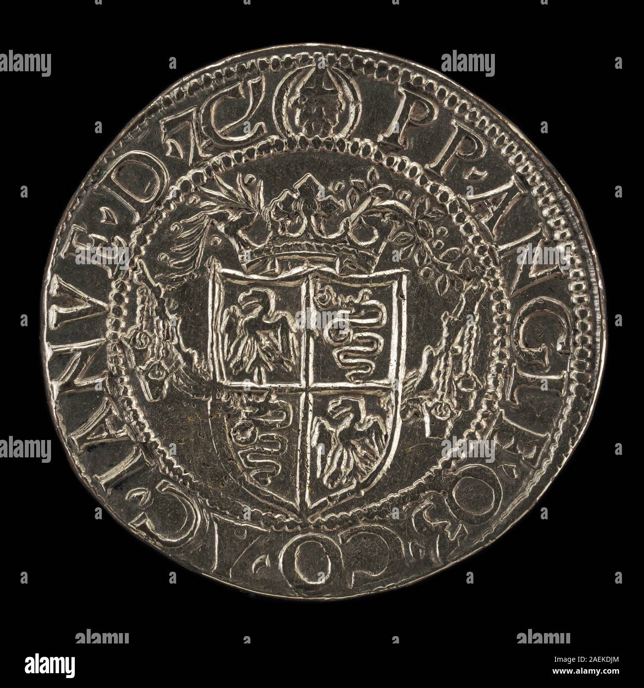 Milanese 15th Century, Crowned Shield (reverse), 1494-1500 Crowned ...