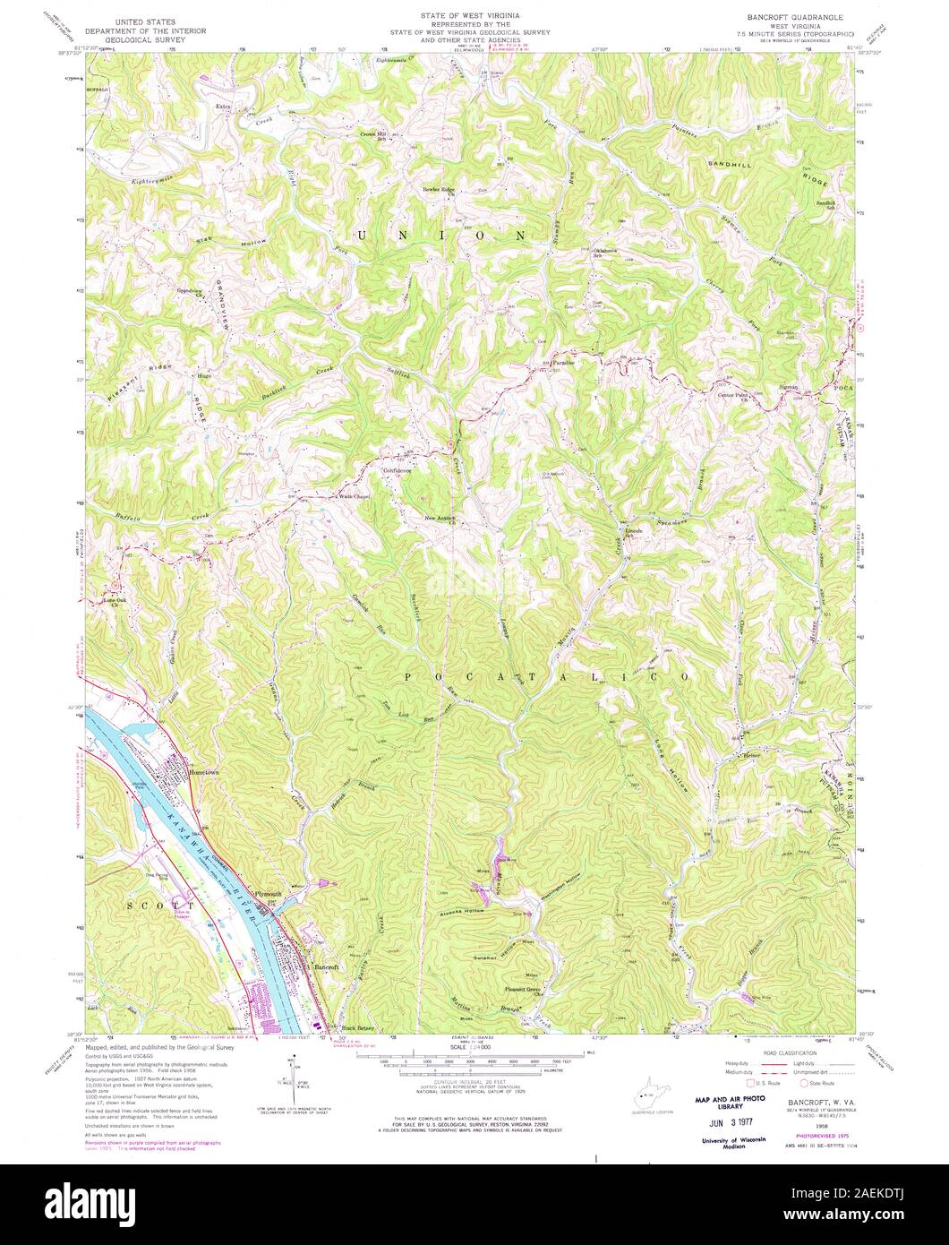 Map of bancroft Cut Out Stock Images & Pictures - Alamy