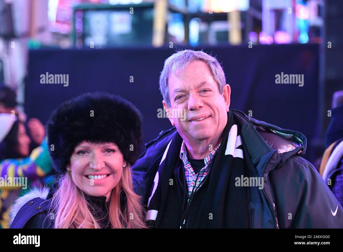 NEW YORK, NY - DECEMBER 07: Mindy Grossman and Mitchell Modell attend ...
