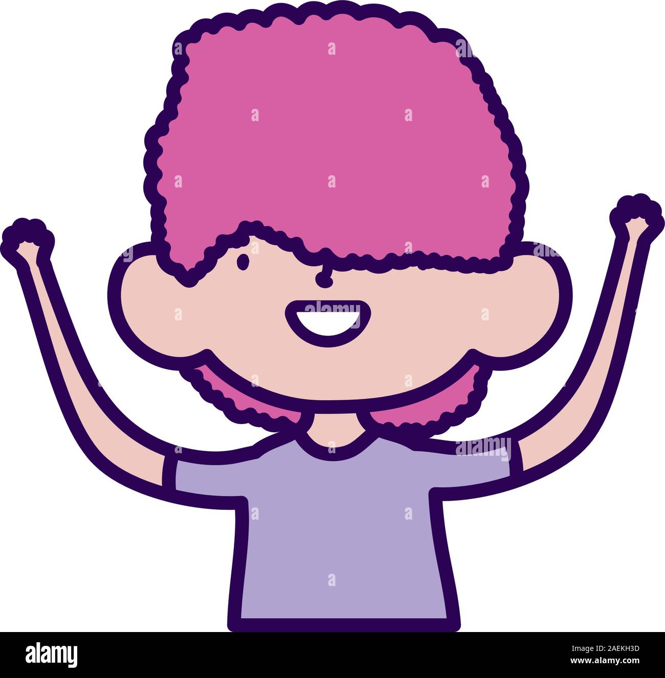 cute little boy cartoon character portrait vector illustration Stock ...