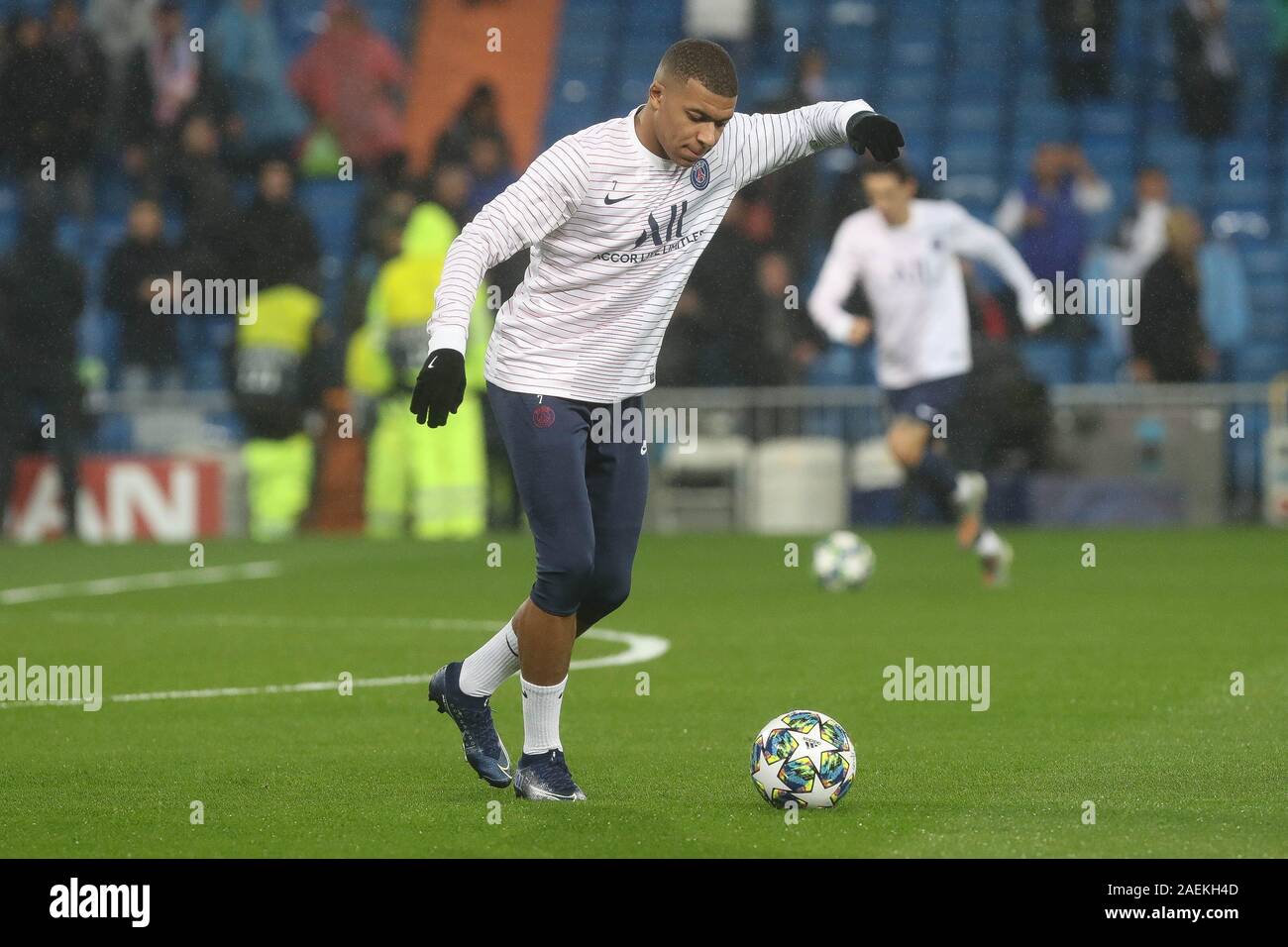 Kylian M'Bappé of Paris Saint Germain during the UEFA Champions League ...