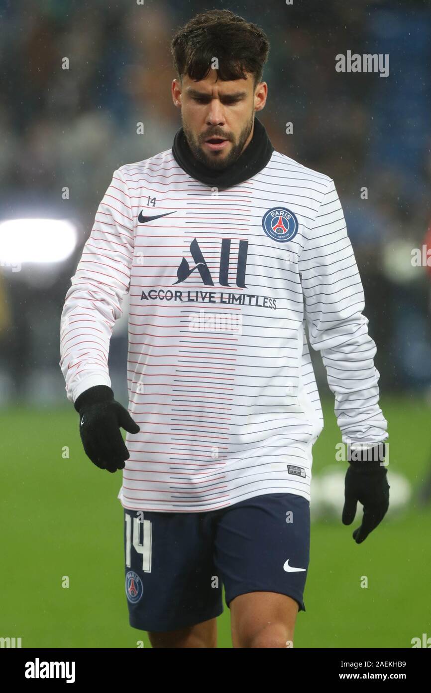 Juan Bernat of Paris Saint Germain during the UEFA Champions League ...