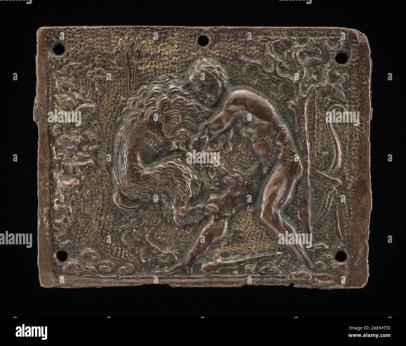 Moderno, Hercules and the Nemean Lion, late 15th - early 16th century Hercules and the Nemean ...