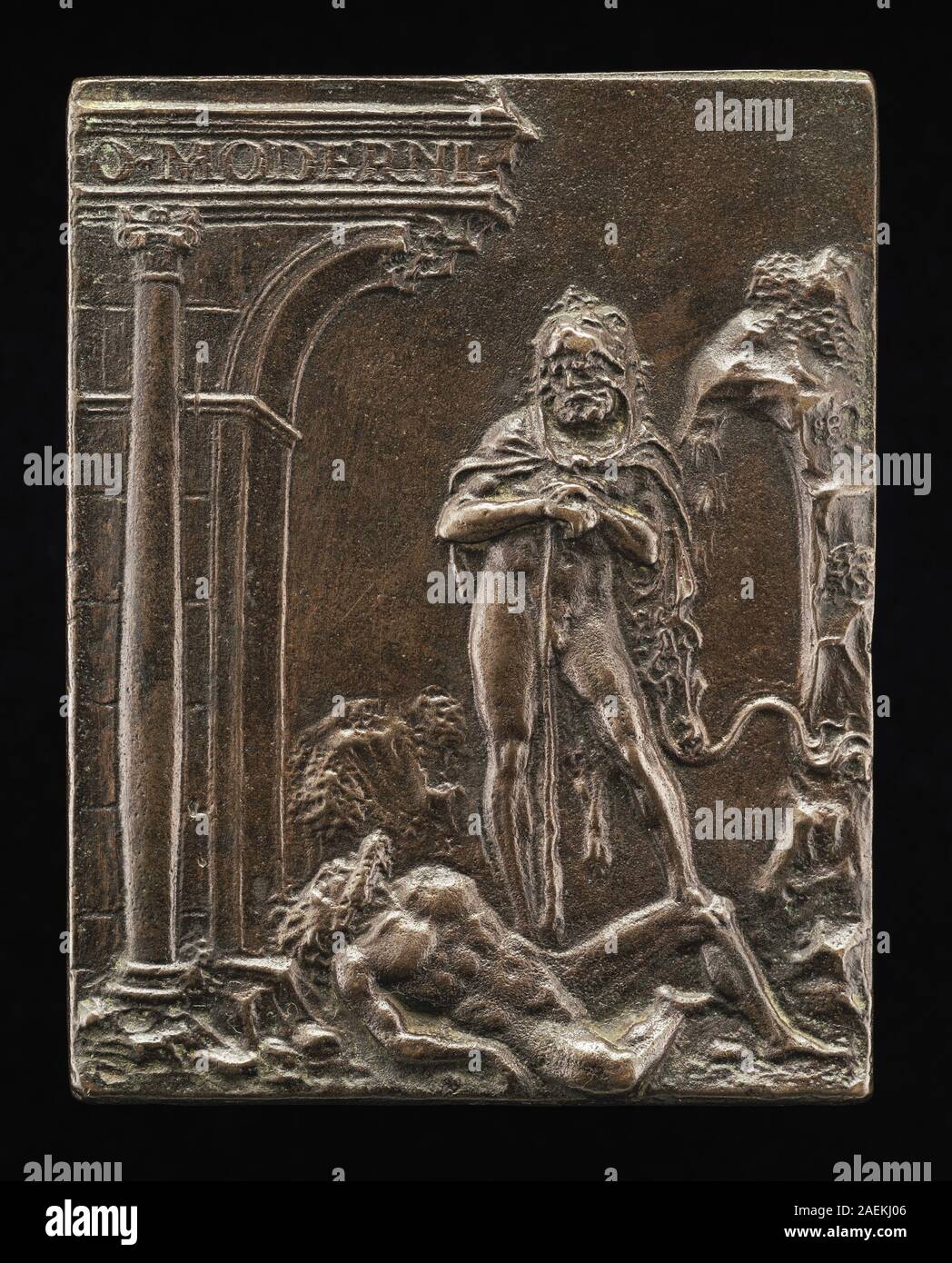 Moderno, Hercules Triumphant over Antaeus, late 15th - early 16th ...