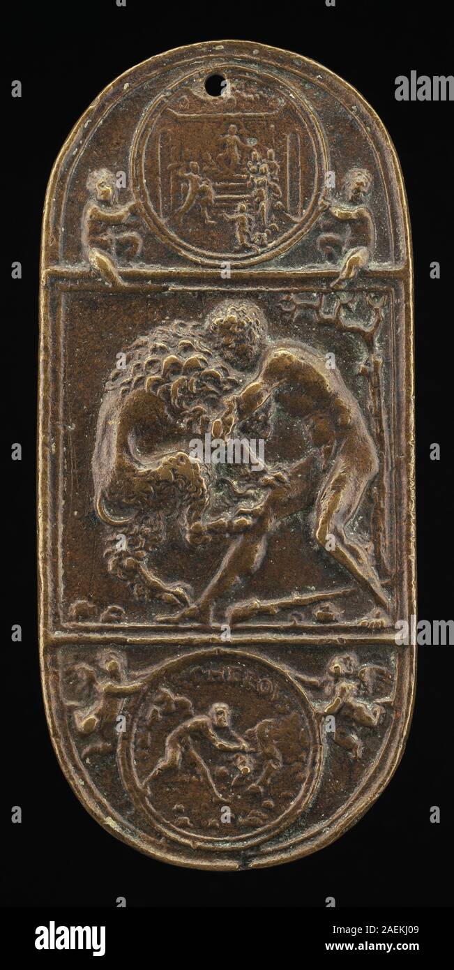 Moderno, Hercules and the Nemean Lion, late 15th - early 16th century Hercules and the Nemean ...