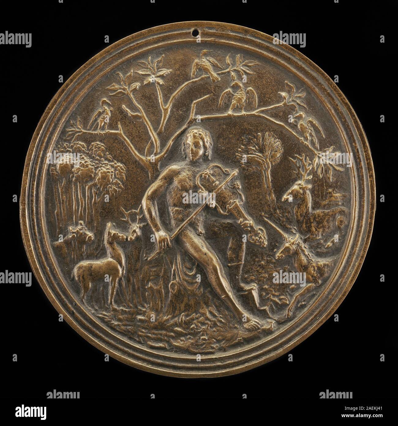 Moderno, Orpheus Charming the Beasts of the Fields, late 15th - early ... Moderno, Orpheus Charming the Beasts of the Fields, late 15th - early ...