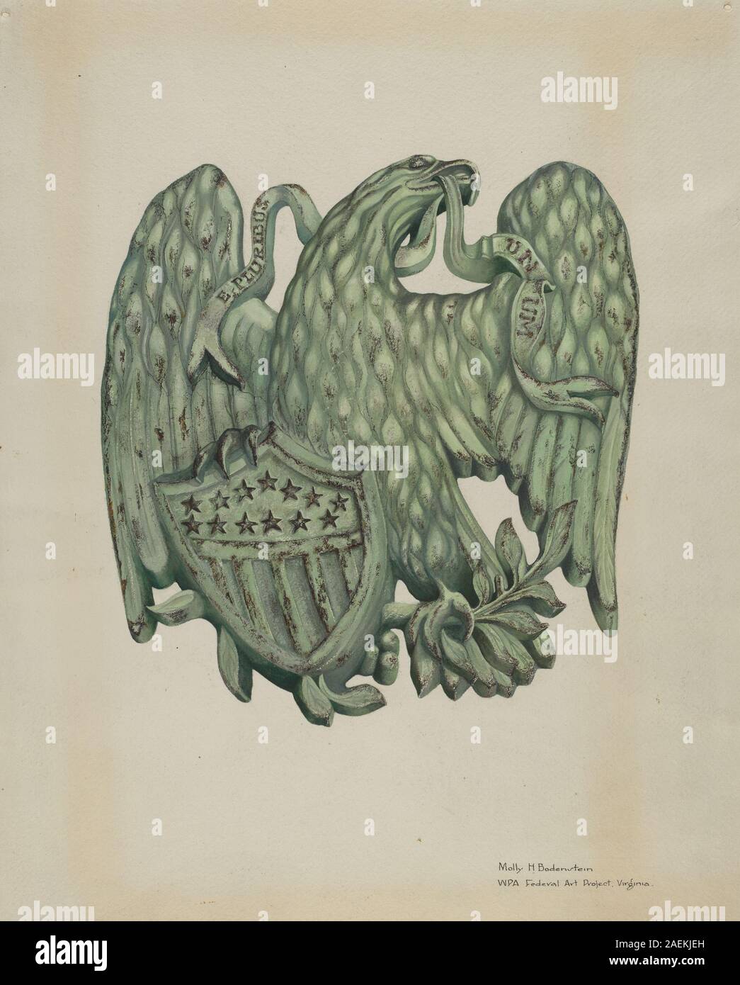 Created between 1935 and 1942 by Molly Bodenstein, this Wall Ornament ...