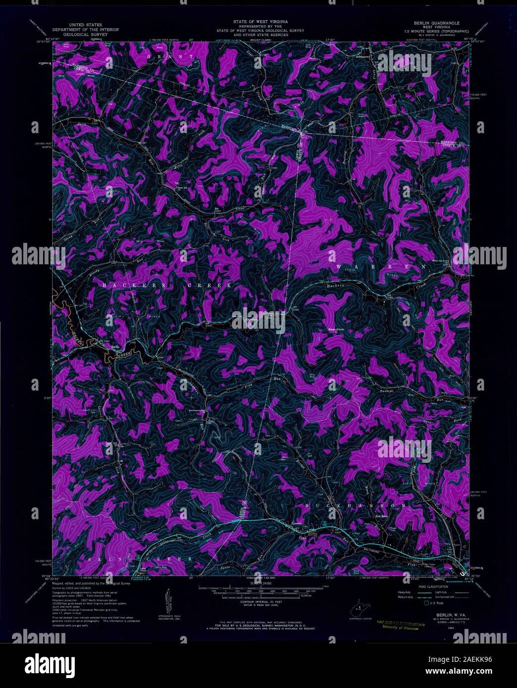 Map of berlin 1961 hi-res stock photography and images - Alamy