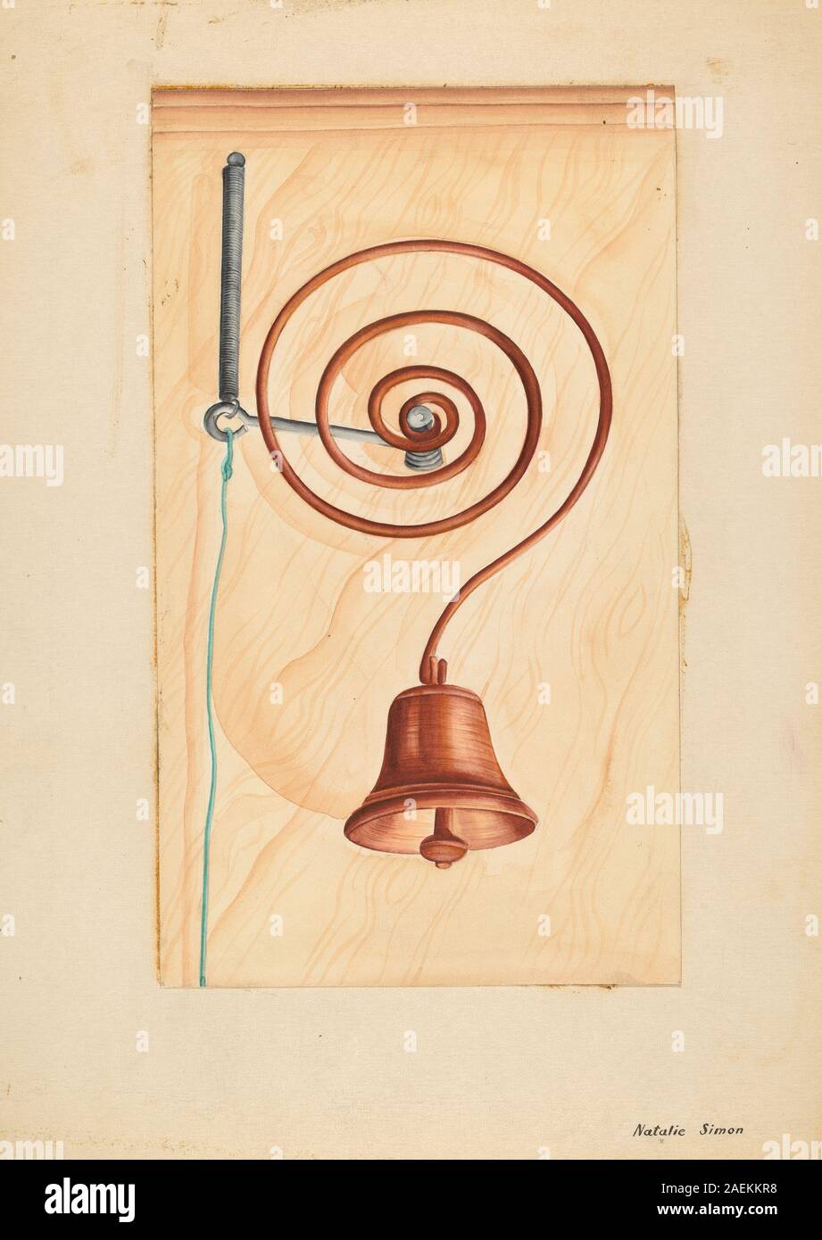 Door Bell by Natalie Simon, created around 1937, is a mechanical and ...