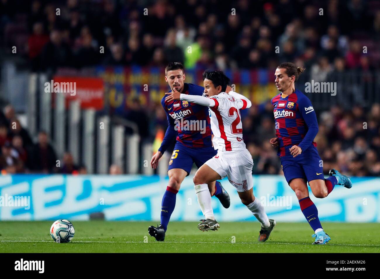 Barcelona, Spain. Credit: D. 7th Dec, 2019. Takefusa Kubo (Mallorca ...