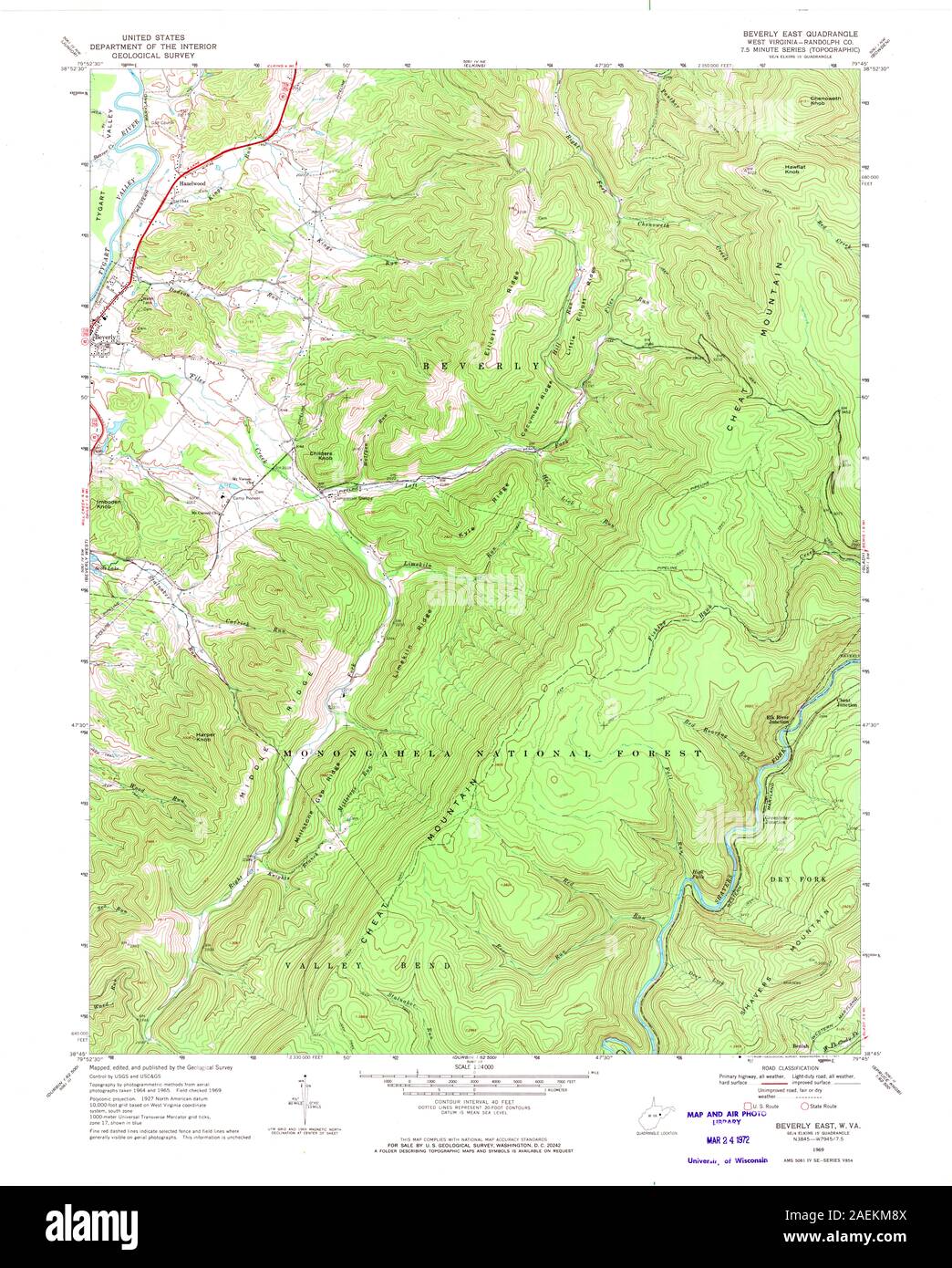 Map of beverly Cut Out Stock Images & Pictures - Alamy