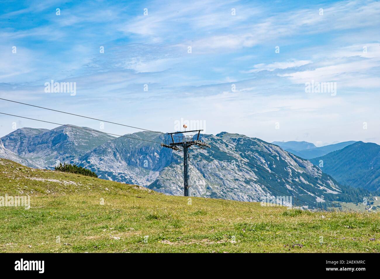 mountain scenery in Austrian Alps I meet at the paths hikes Stock Photo ...