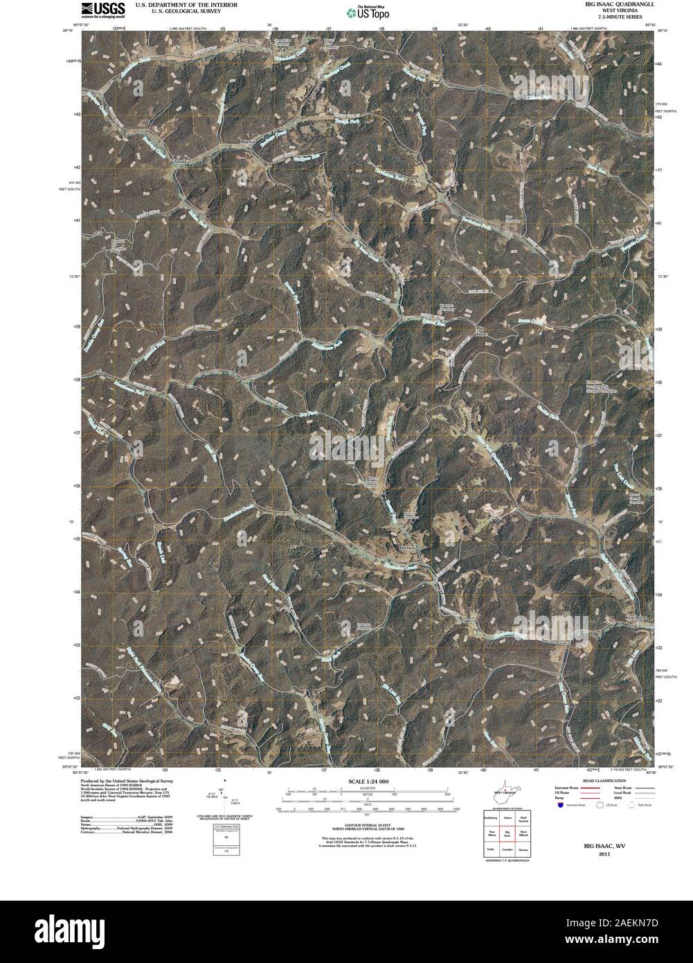 WV Big Isaac 20110125 TM Stock Photo - Alamy