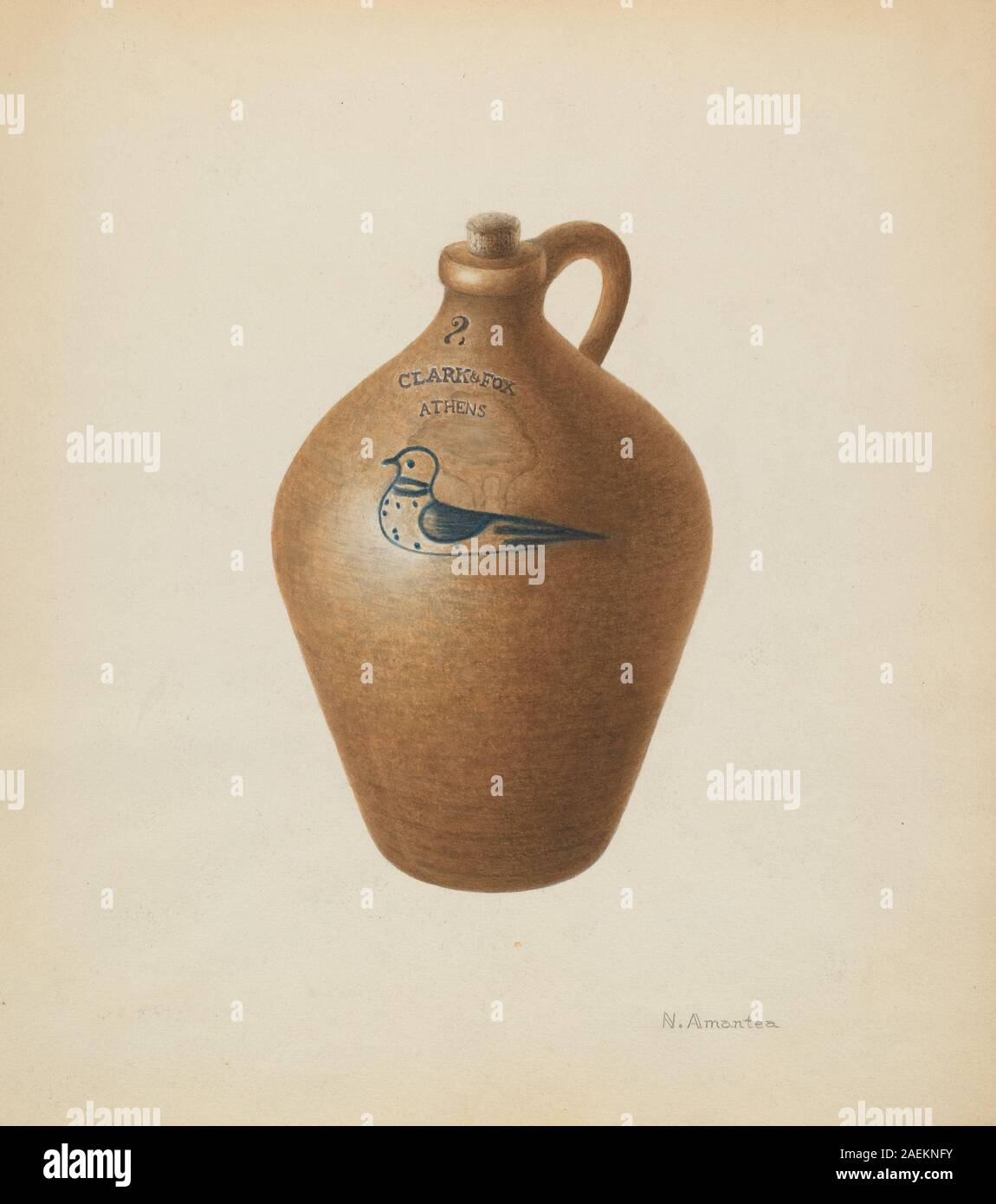 Nicholas Amantea, Jug, c 1938 Jug; circa 1938 date Stock Photo - Alamy