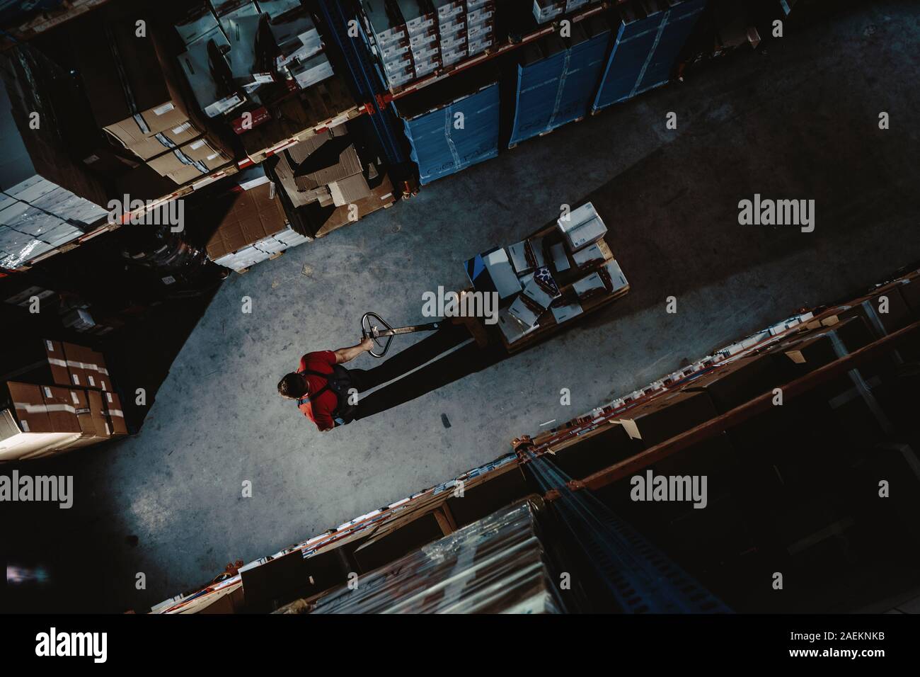 Aerial warehouse interior hi-res stock photography and images - Alamy