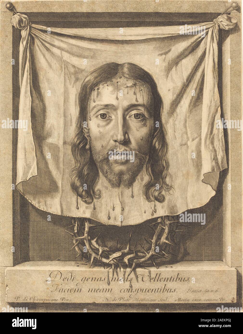 The Veil of Saint Veronica by Nicolas de Plattemontagne after Philippe ...