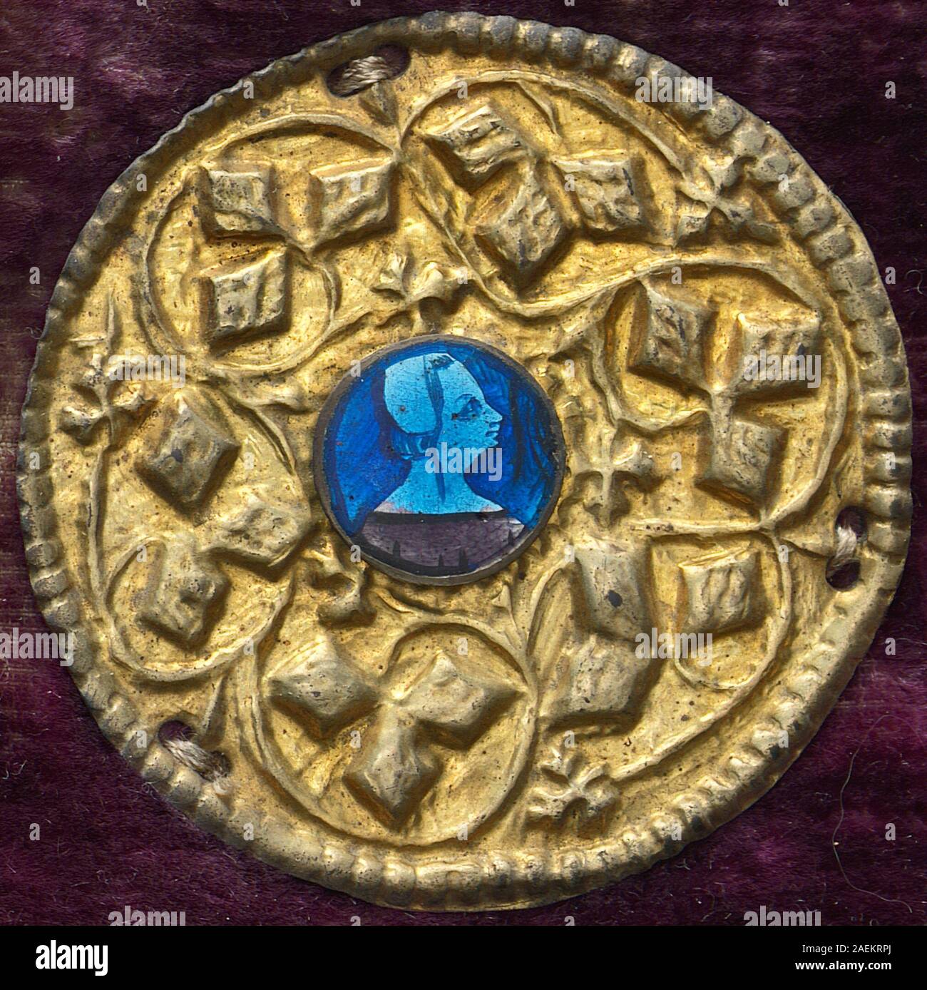 B25596.jpgNorth Italian 14th Century, Costume Ornament with Profile ...