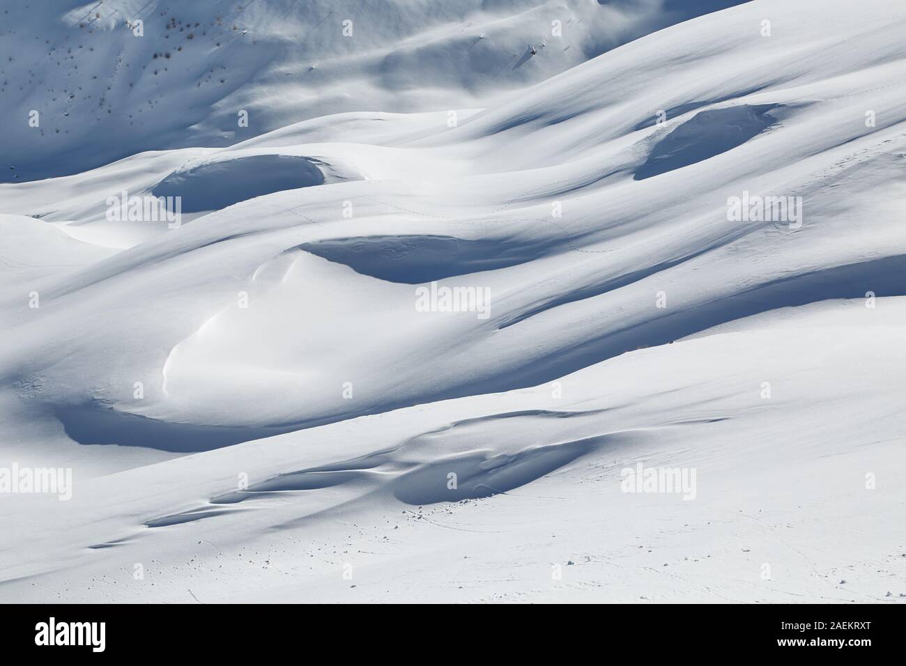 Mountains snow landsape in the ALps Stock Photo - Alamy
