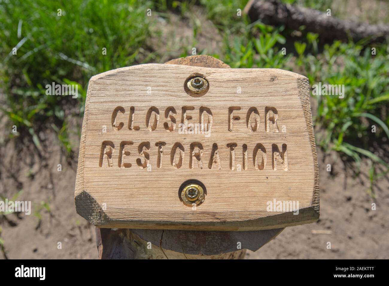 Closed For Restoration High Resolution Stock Photography and Images - Alamy