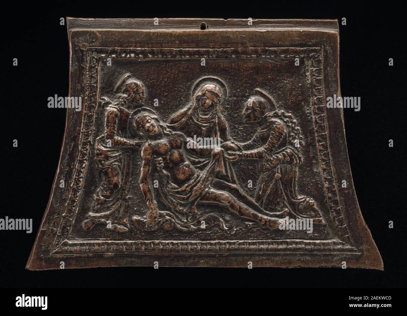 Painting from 15th-century Padua depicting the Lamentation over the ...