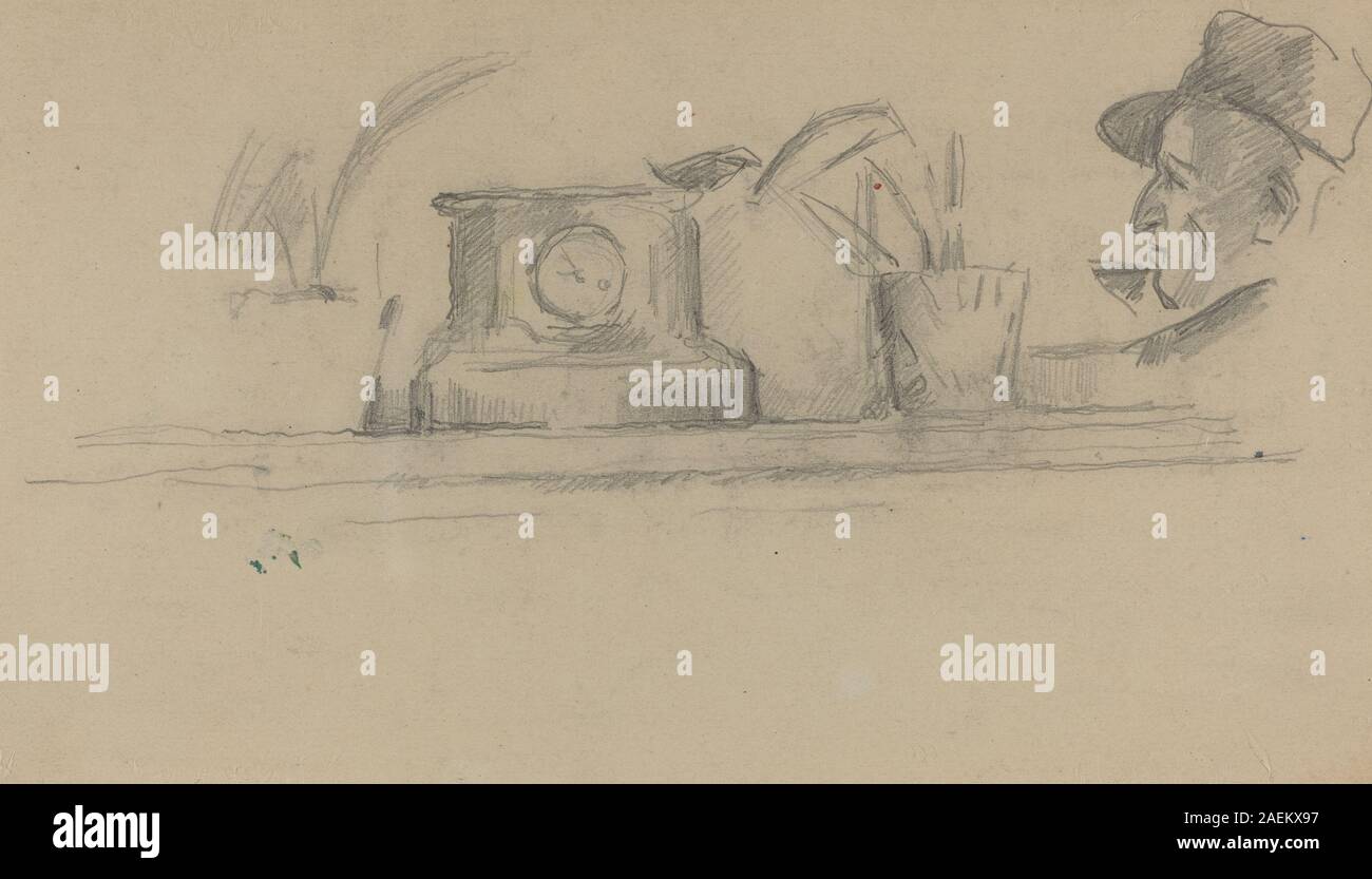 Paul Cézanne, The Artist's Father and Objects on a Mantel (verso), 1877 ...