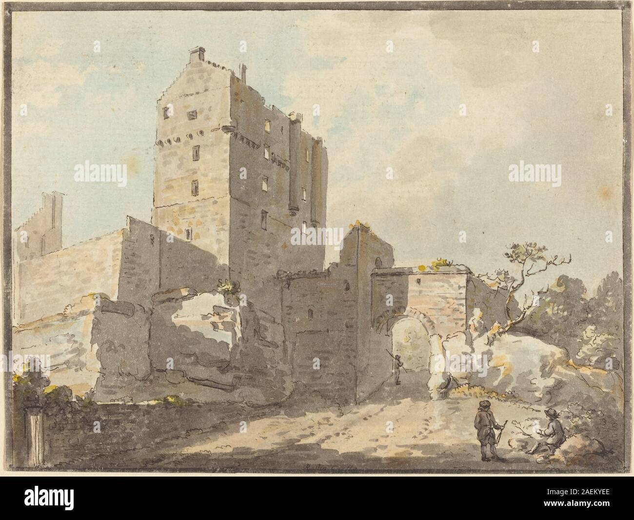 Paul Sandby, Roslin Castle, in or after 1780 Roslin Castle; in or after ...