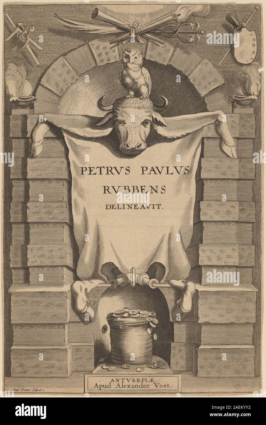 Paulus Pontius after Sir Peter Paul Rubens, Title Page Title Page Stock ...
