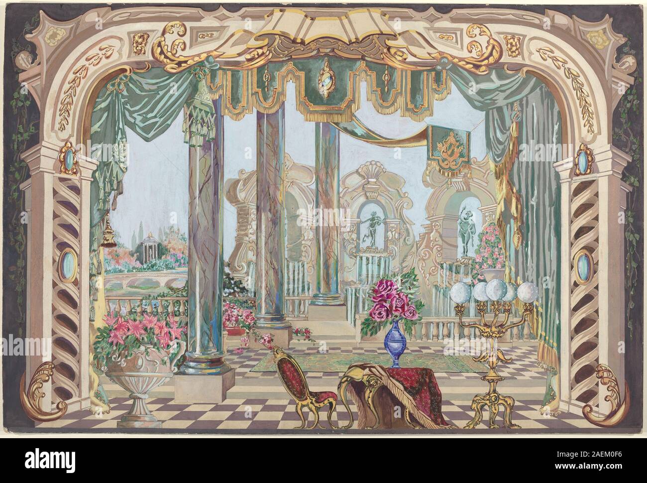 Stage backdrop hi-res stock photography and images - Alamy