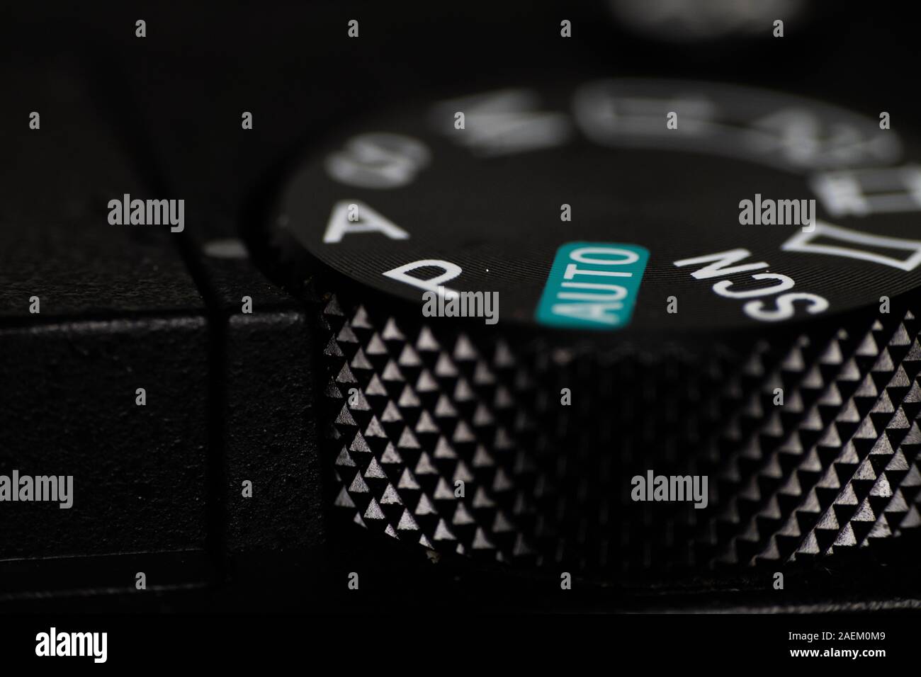 Digital modern camera mode adjustment dial Stock Photo - Alamy