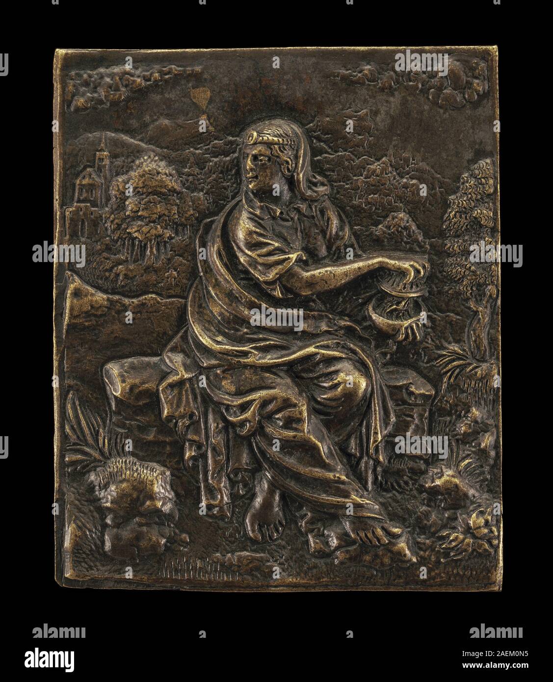 This work by Peter Flötner depicts the allegorical figure Temperance ...