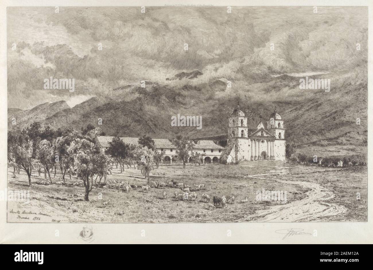 Peter Moran, Santa Barbara Mission, 1886 Santa Barbara Mission ... Peter Moran, Santa Barbara Mission, 1886 Santa Barbara Mission ...