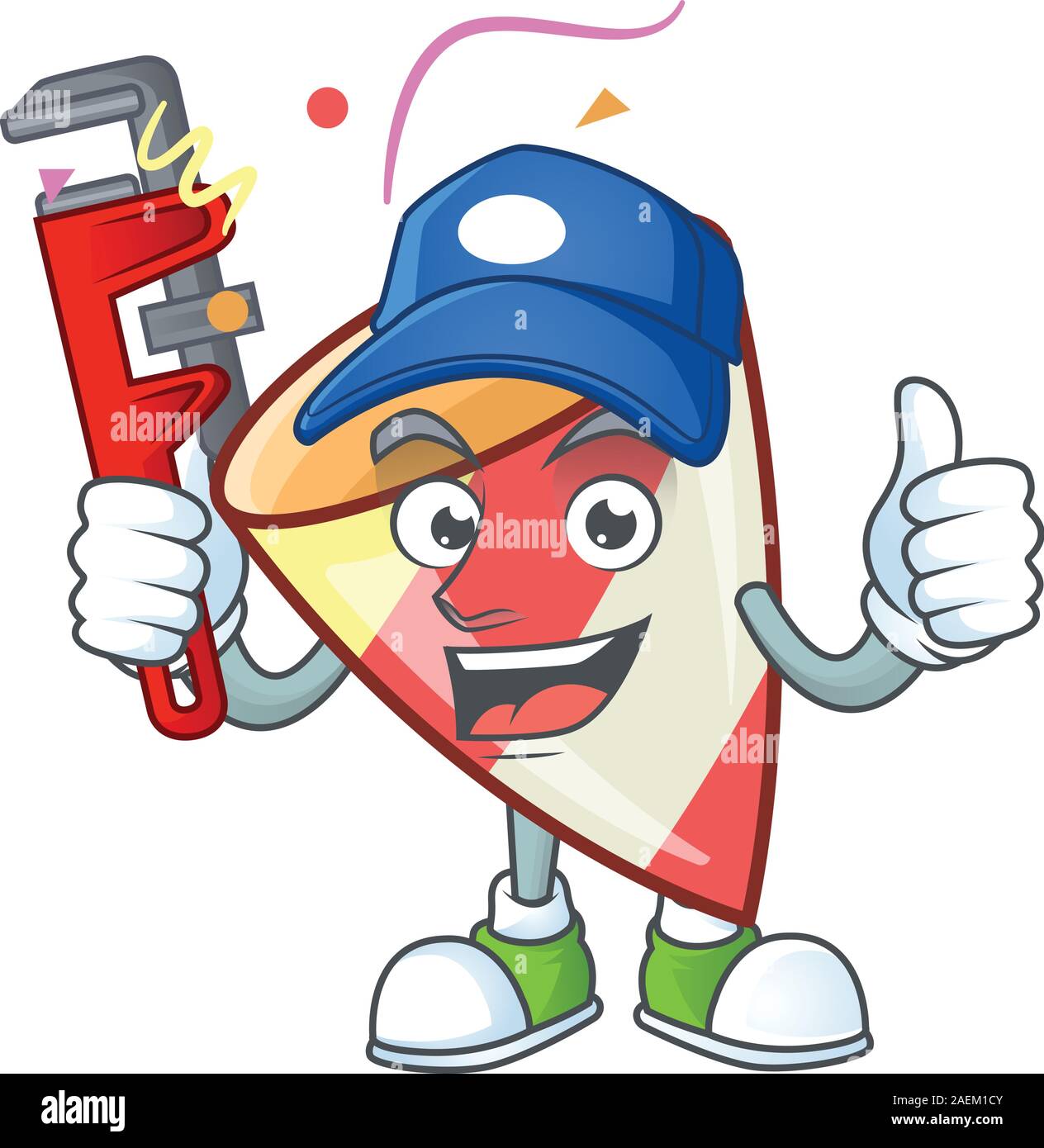 Exploding confetti cartoon character hi-res stock photography and ...