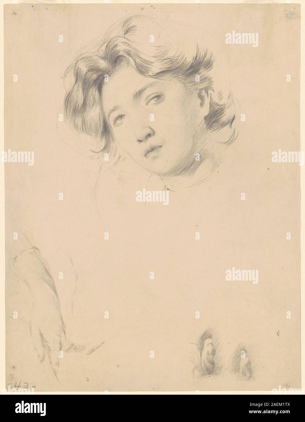 This study by Philip Leslie Hale, created between 1887-1920, depicts a ...