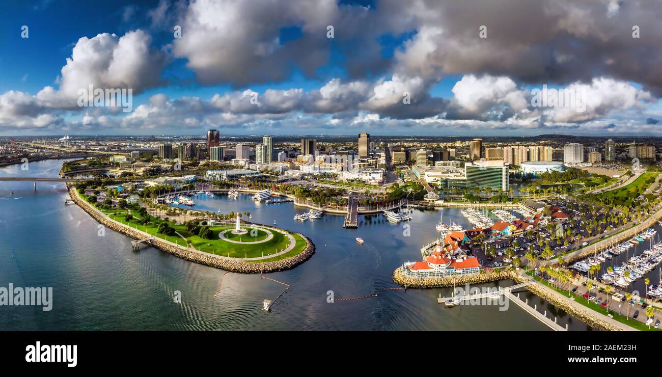 Downtown long beach california skyline hi-res stock photography and ...