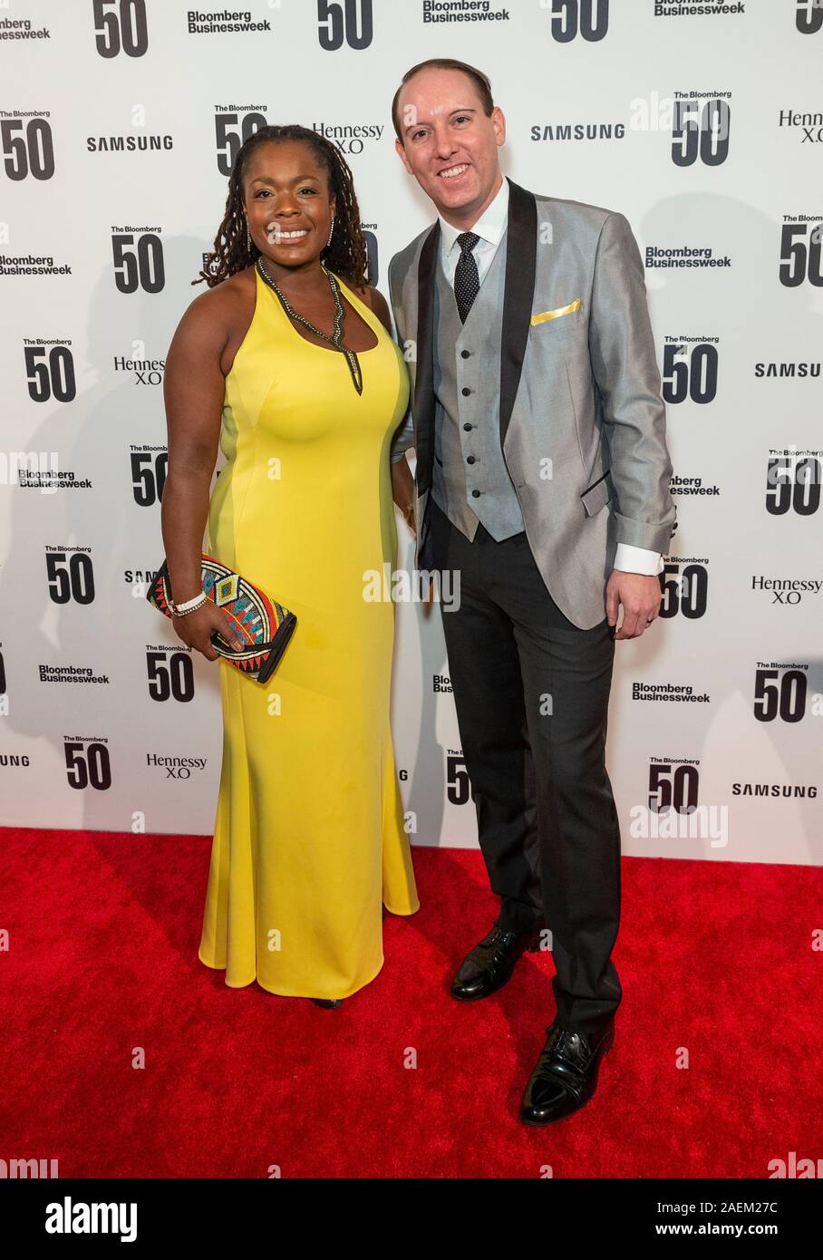 New York, NY - December 9, 2019: Nili Gilbert and Wesley Gordon attend ...