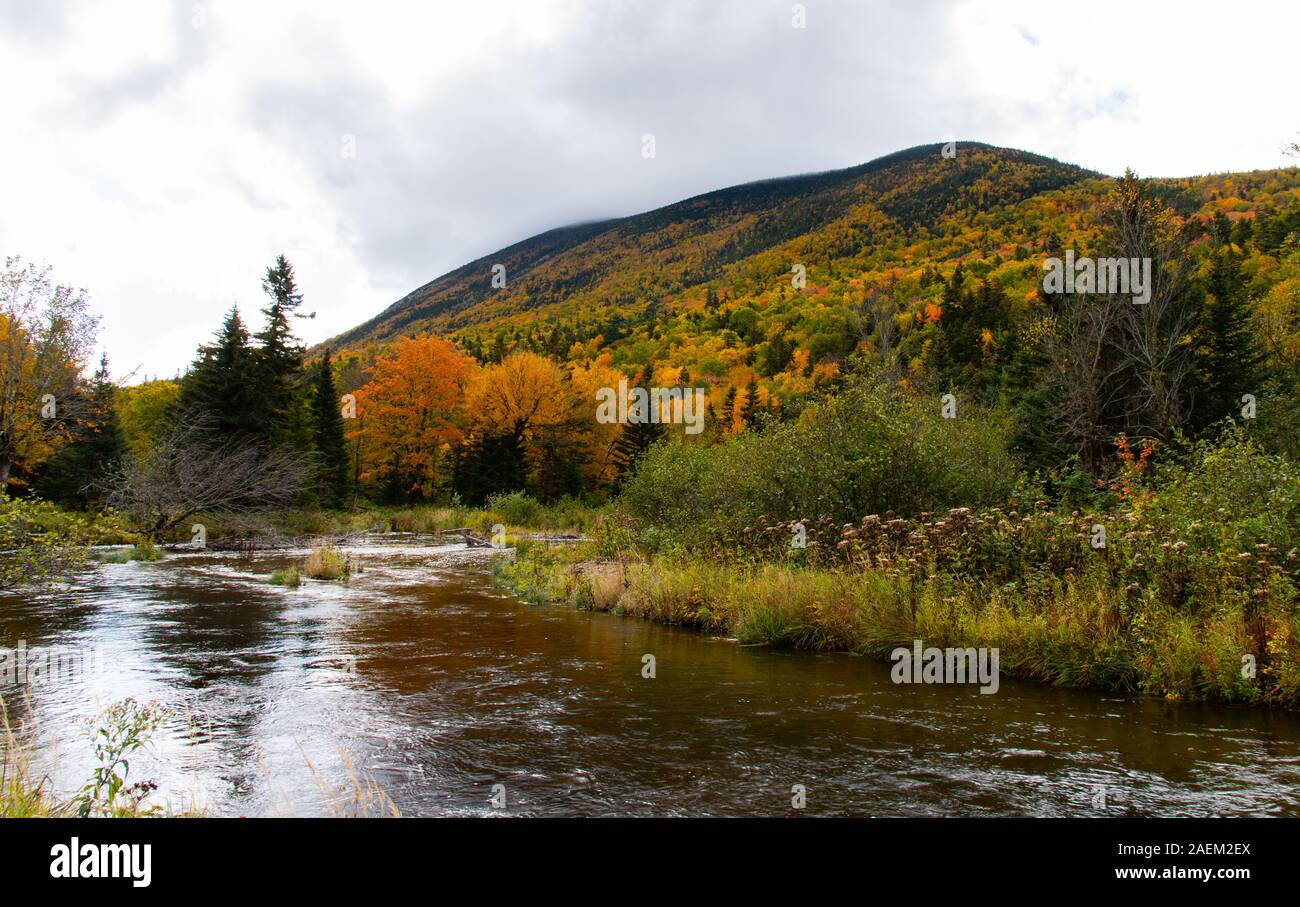 A Beautiful Maine Fall Landscape Stock Photo - Alamy