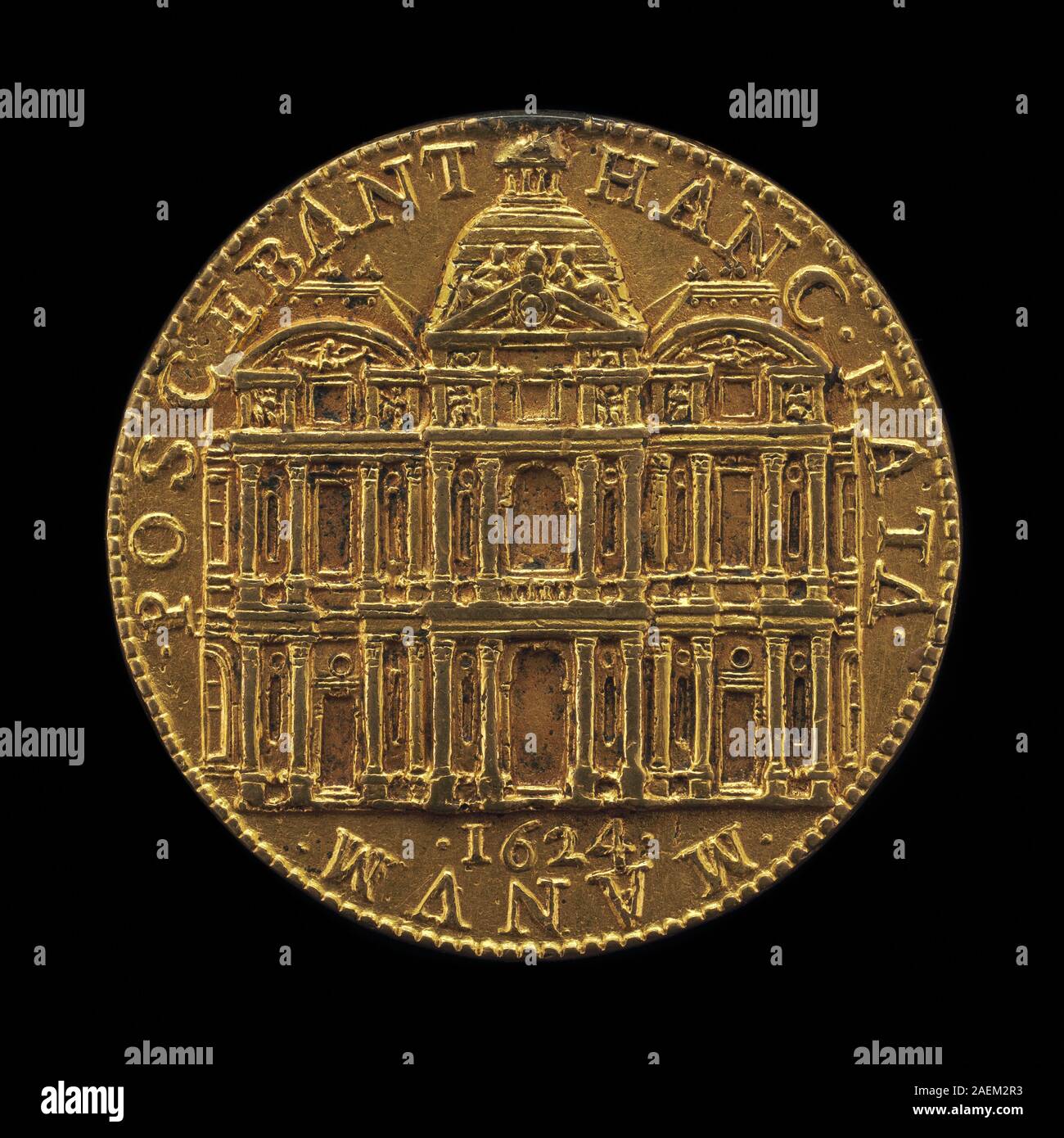 Pierre Regnier, The New Louvre (reverse), 1624 The New Louvre [reverse ...