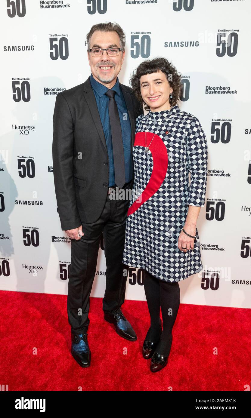 New York, NY - December 9, 2019: Michael Wise and Sera Markoff attend ...
