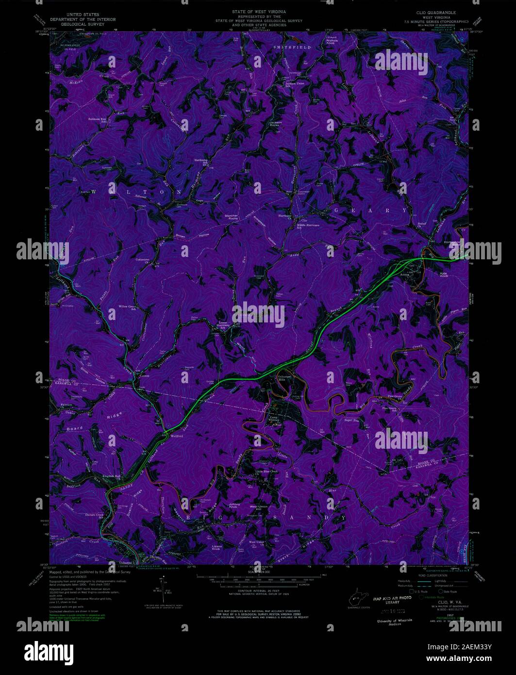 Clio map hi-res stock photography and images - Alamy