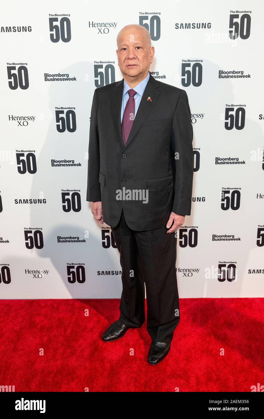 New York, NY - December 9, 2019: Ramon Ang attends "The Bloomberg 50 ...