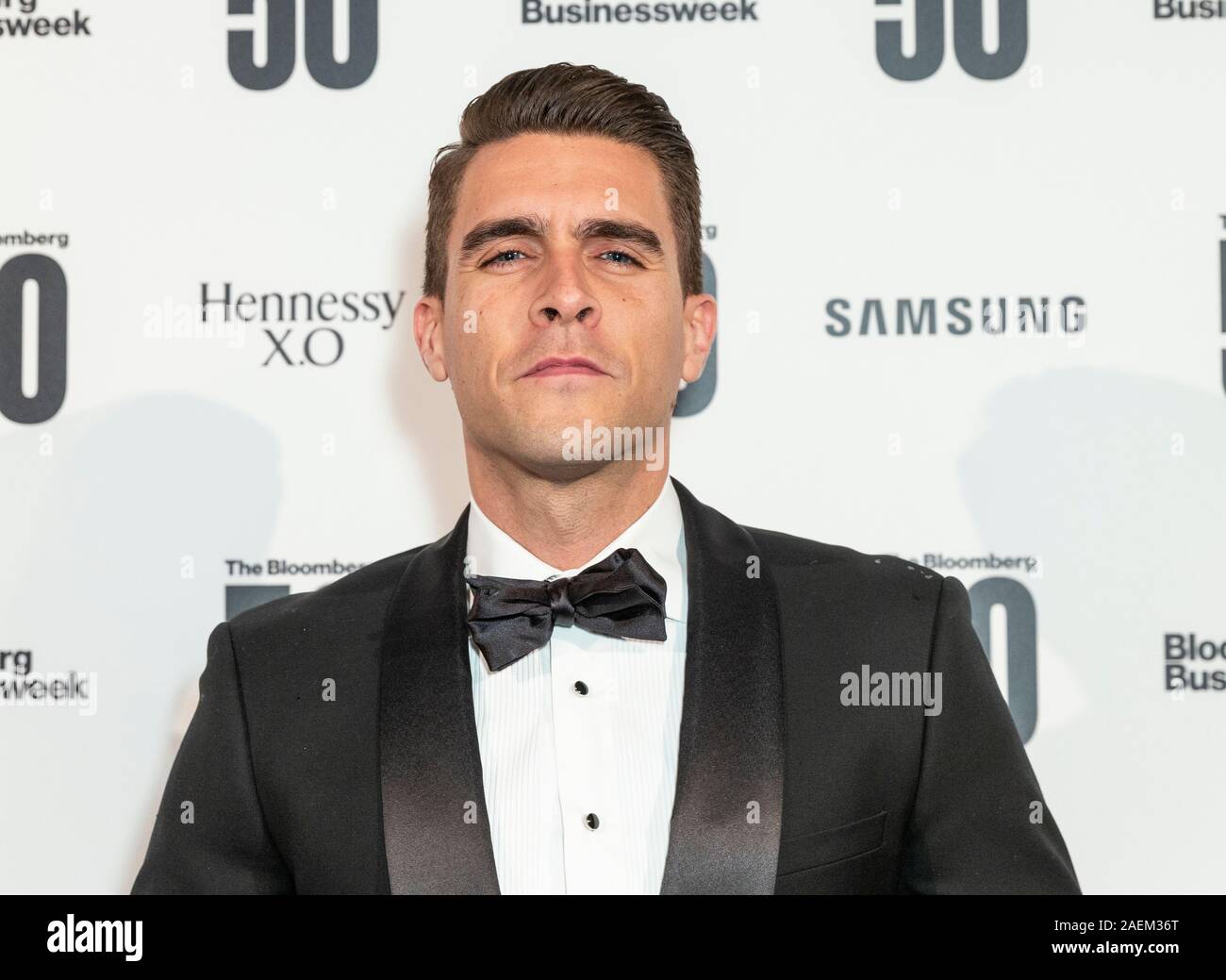 New York, NY - December 9, 2019: Josh Segarra attends "The Bloomberg 50 ...