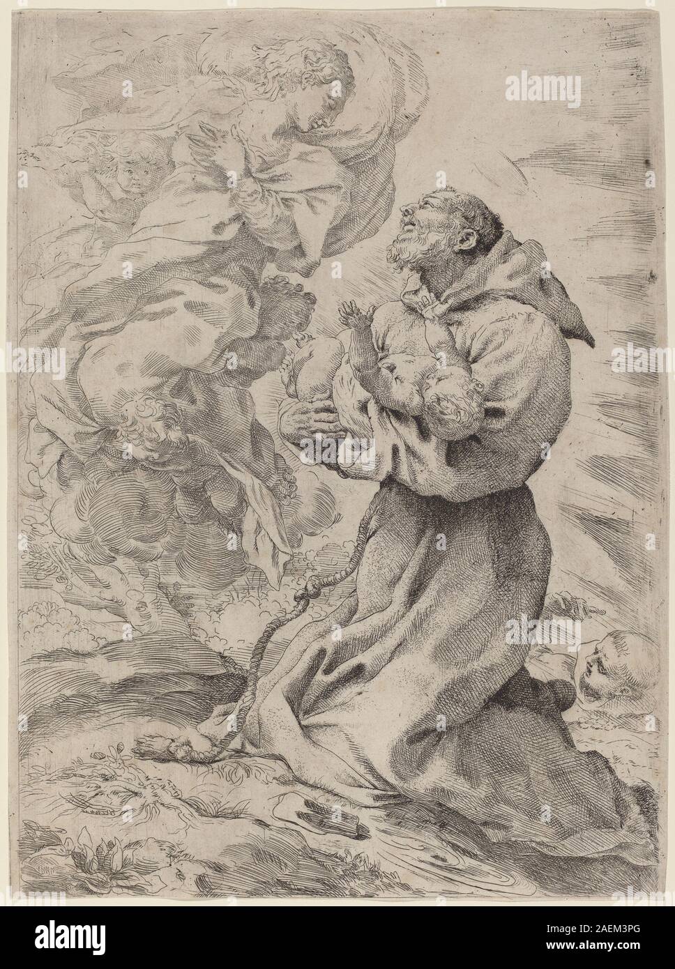 Pietro Faccini, Saint Francis with the Christ Child, 1562-1602 Saint ...