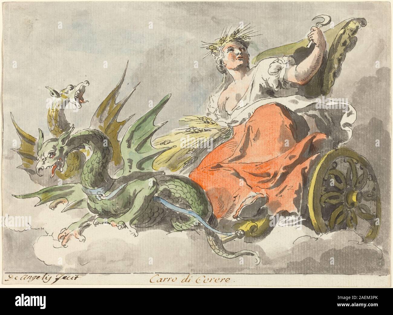 Pietro de Angelis, Carro di Cerere (Chariot of Ceres) Carro di Cerere ...