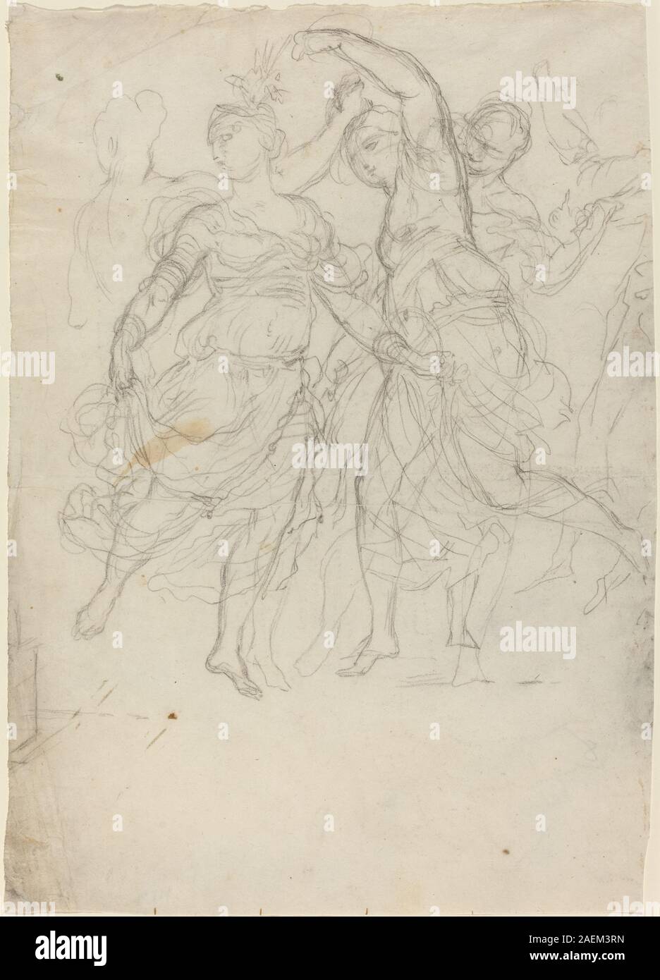 Women Dancing by Pietro Fancelli, circa 1820, depicts female figures in ...