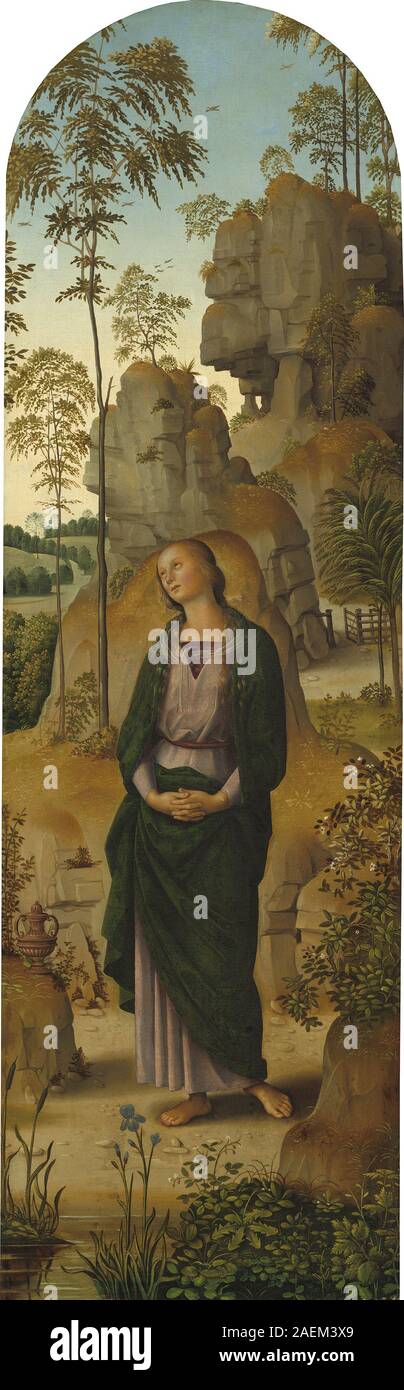 Pietro Perugino, The Crucifixion with the Virgin, Saint John, Saint Jerome, and Saint Mary ...