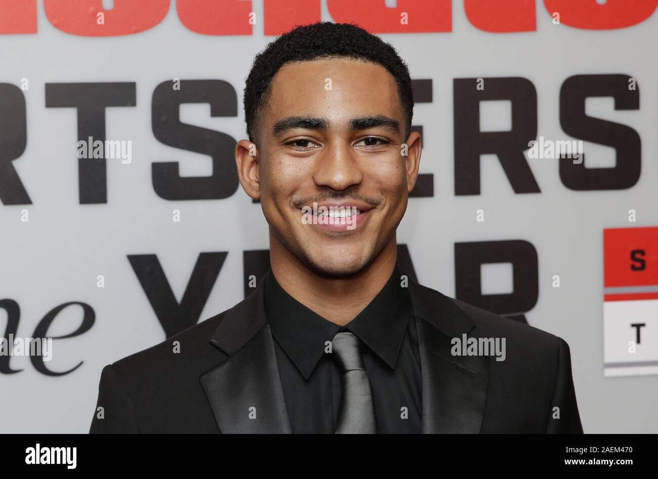 New York, United States. 09th Dec, 2019. Bryce Young arrives on the red ...