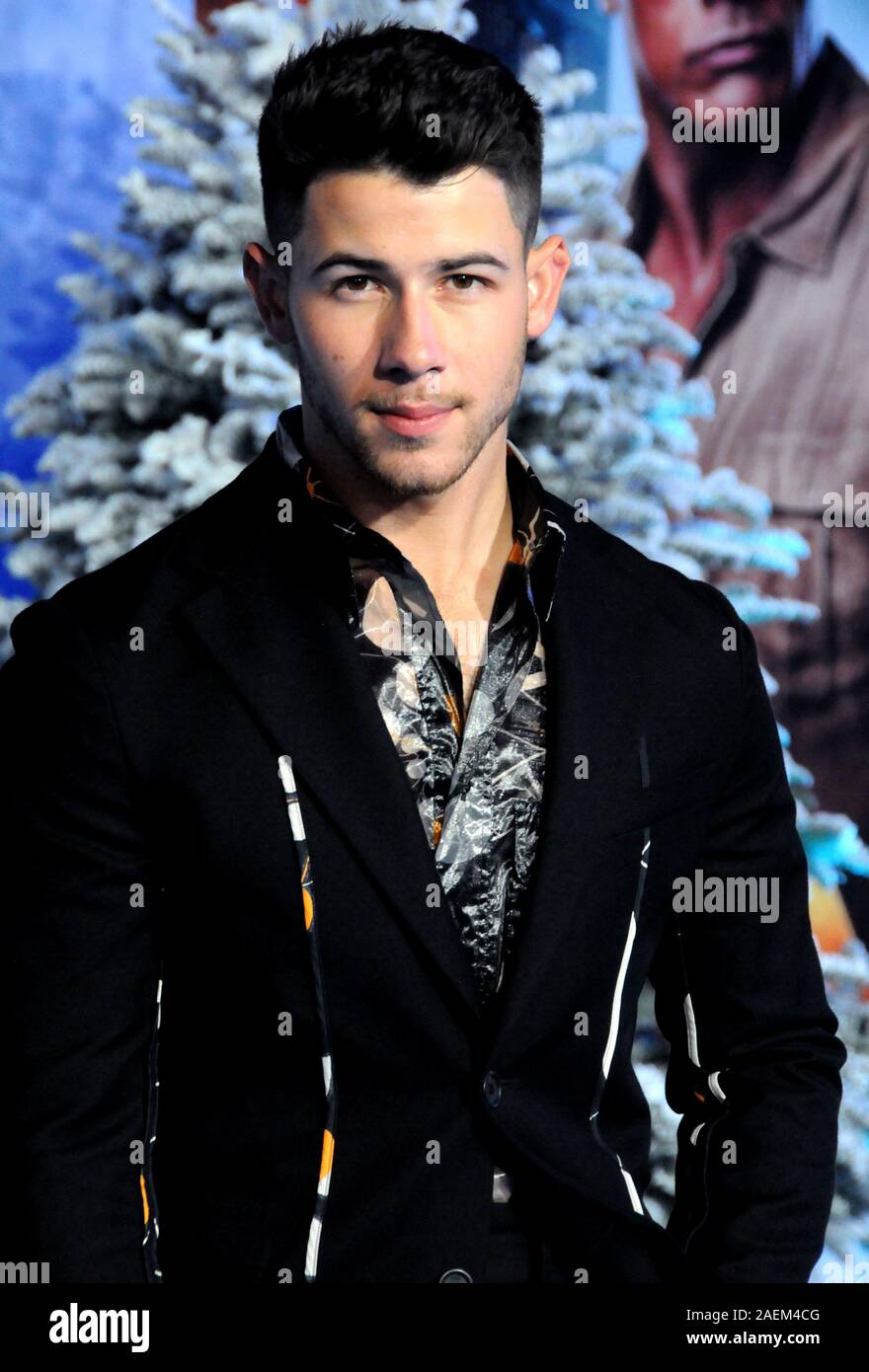 Hollywood, California, USA 9th December 2019 Actor/singer Nick Jonas ...