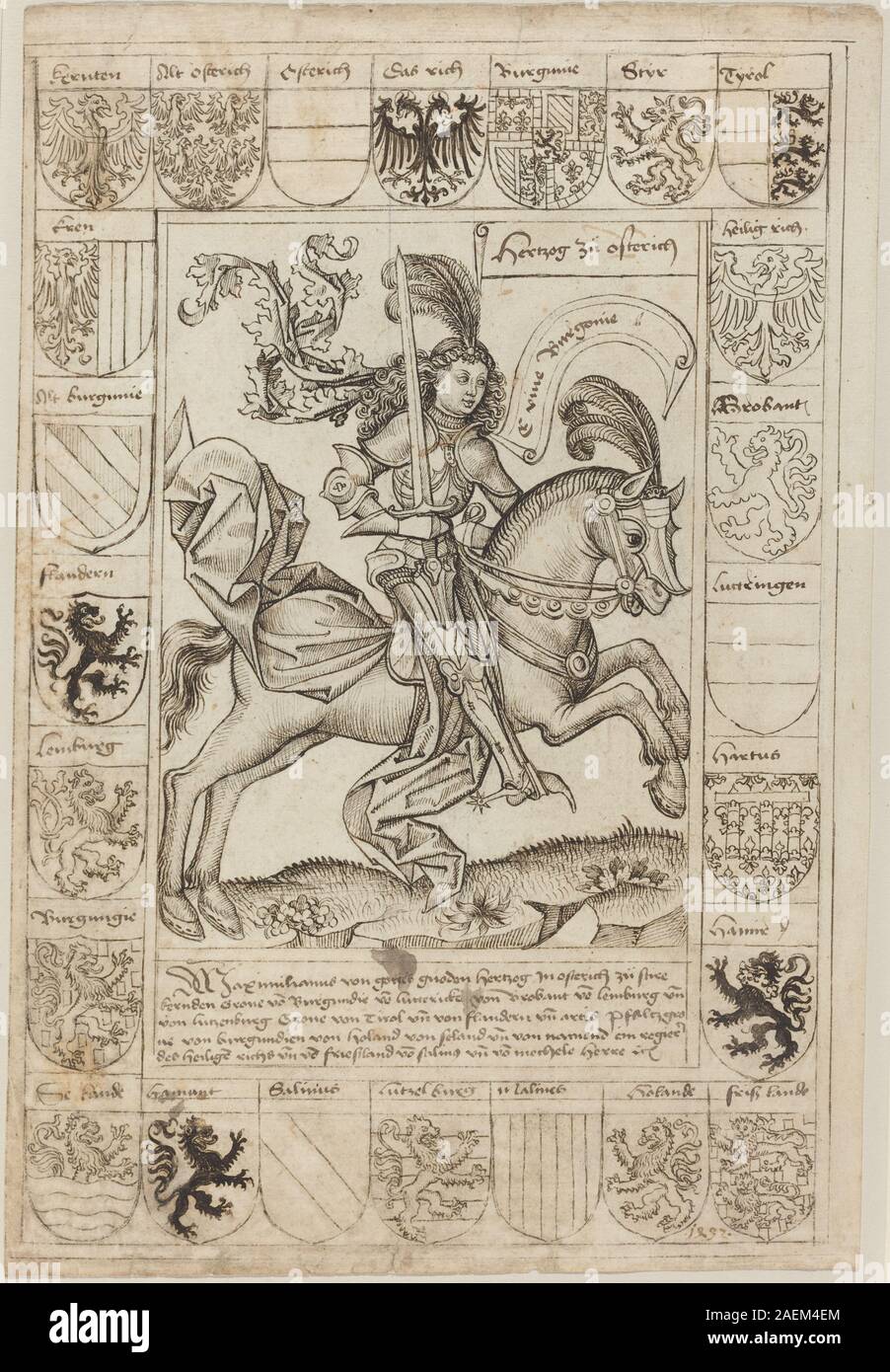 This illustration by the Primary Master of the Strassburg Chronicle ...