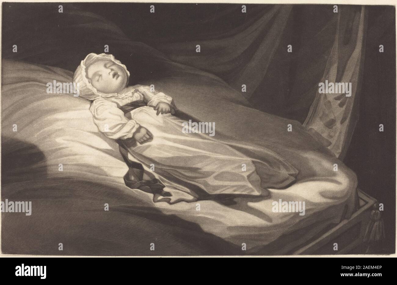 Probably British 19th Century, Sleeping Infant Sleeping Infant Stock ...