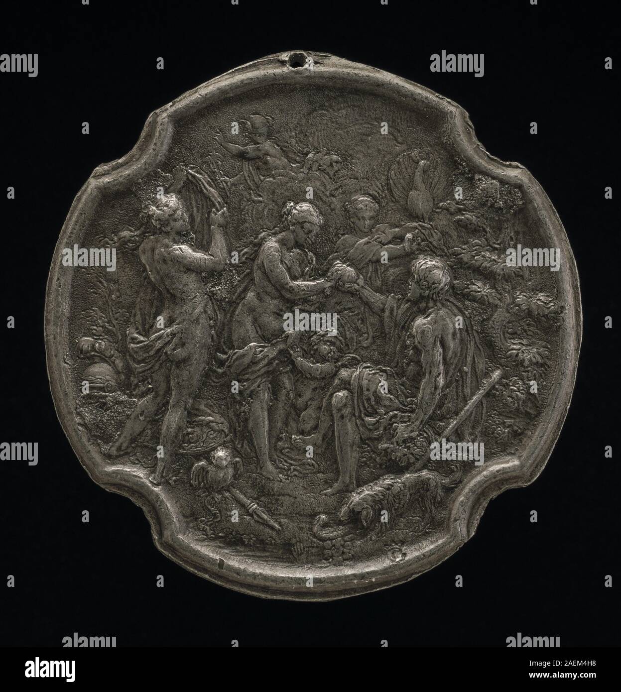 This mid-17th-century Flemish painting represents the mythological ...